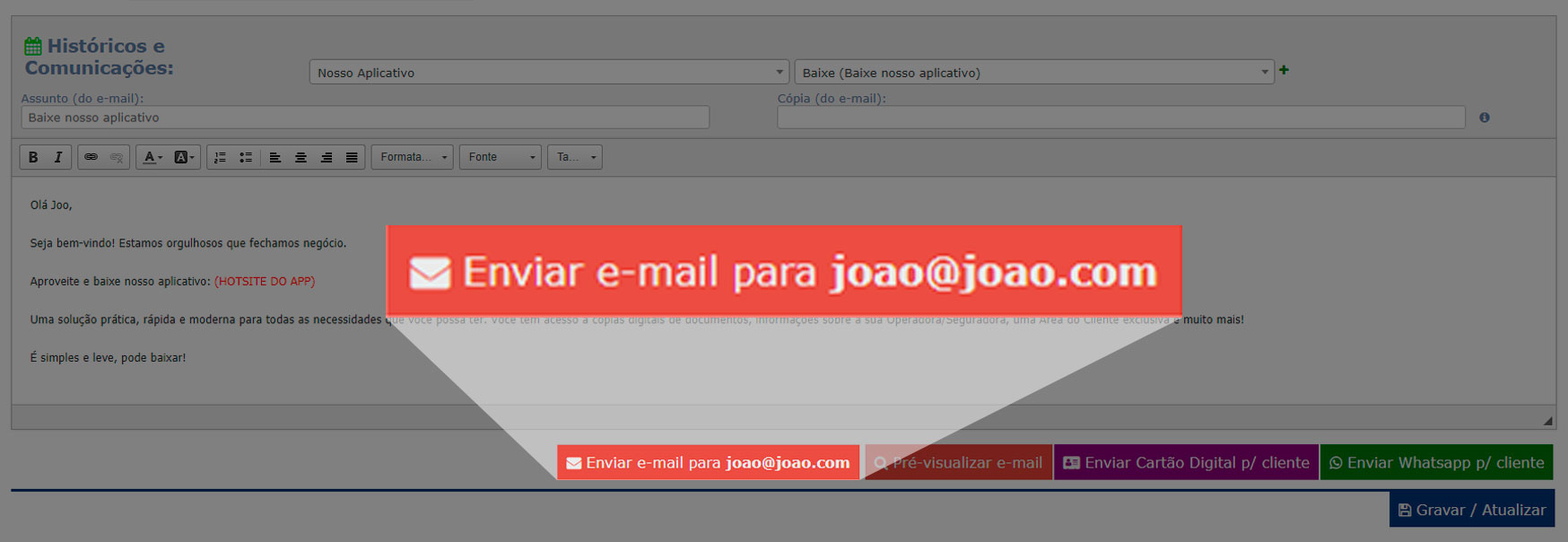 Como enviar e-mails pré-programados – Ajuda AgenciaLink.Com