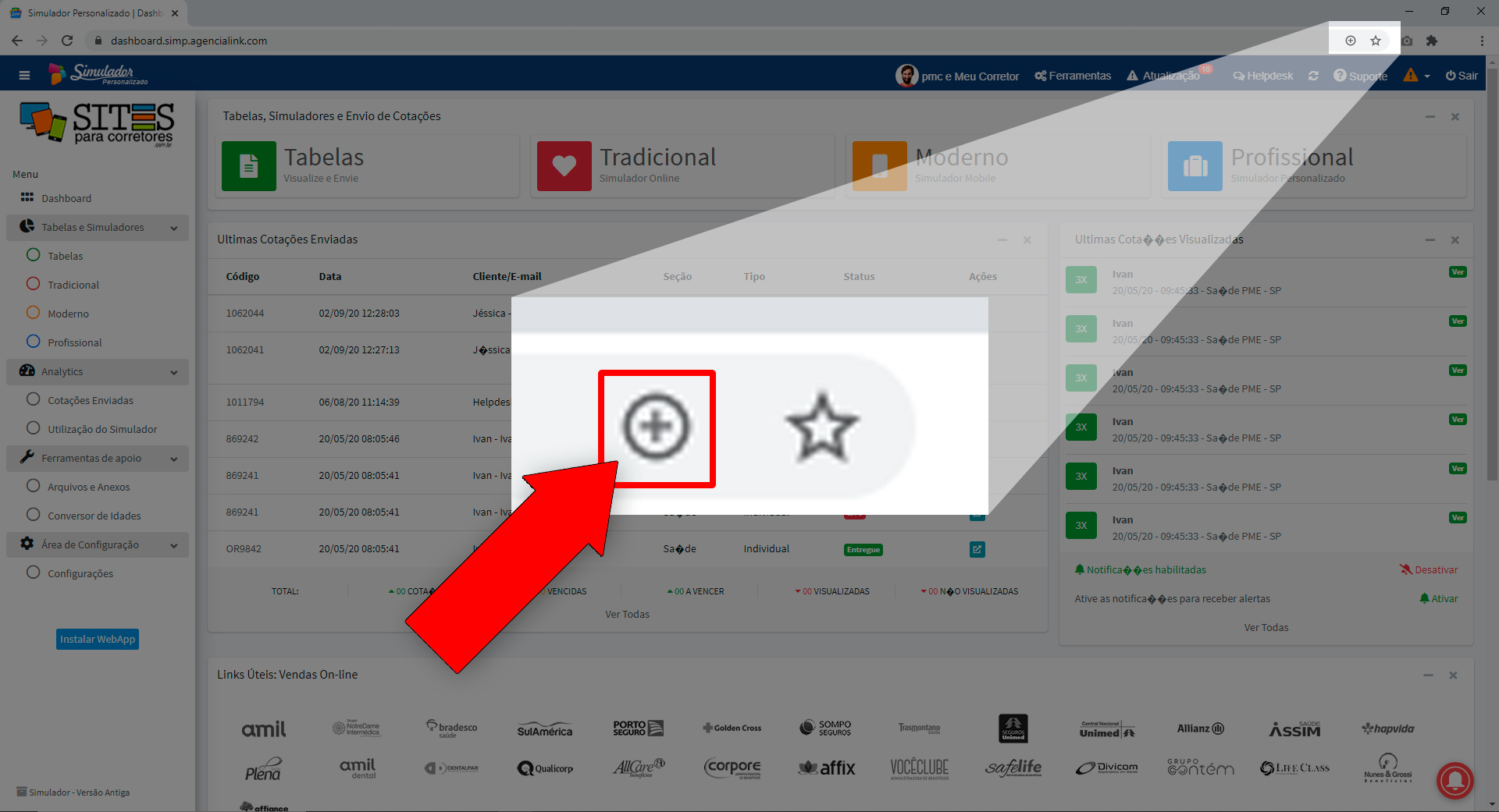 Como instalar o webapp do SIMP Simuladores – Ajuda AgenciaLink.Com