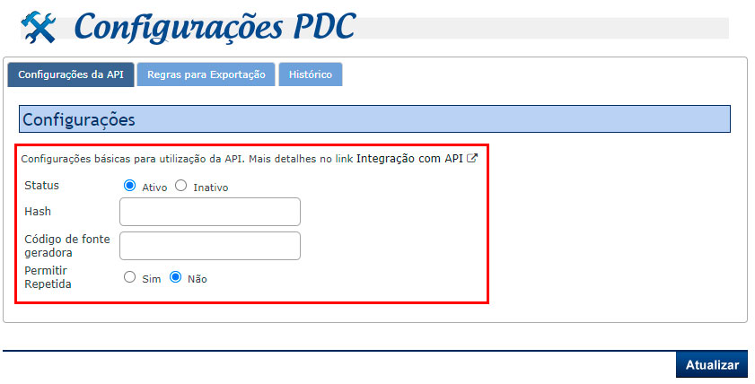 Como fazer integração com PDC (Trindade) – Ajuda AgenciaLink.Com